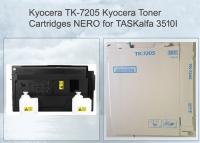 China Good Quality Kyocera Compatible Toner Cartridge TK-7205 With Sharp Crisp Prints for sale