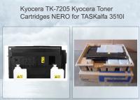 China Kyocera TK-7205 Black Yield 35000 Printer Toner Cartridge For TASKalfa 3510i Printer for sale