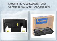 China Kyocera Taskalfa 3510I Toner Cartridge Black TK-7205 1T02NL0NL0 Capacity 35000 Pages for sale