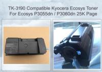 China 25000 Pages Kyocera ECOSYS Toner P3060dn / P3055dn Printers Toner Cartridge TK3190 for sale