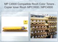 China Compatible Aficio MP C4500 Ricoh Toner Cartridge Yellow 888605 for sale