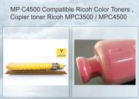 China Compatible Aficio MP C4500 Ricoh Toner Cartridge Yellow 888605 for sale