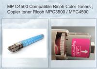 China Compatible Ricoh Aficio MP C4500 Color Laser Toner Cyan 888607 for sale