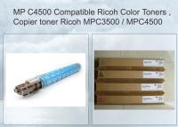 China Ricoh Color Toner MP C4500 Cyan MPC4500 Replacement Toner Cartridge for sale