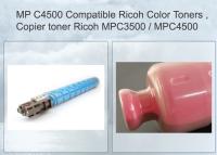 China Compatible Ricoh Cyan Printer Toner Cartridge For Use In Ricoh MPC3500 / MPC4500 for sale