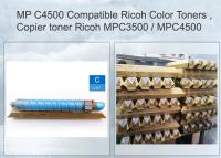 China Compatible Ricoh Cyan Printer Toner Cartridge For Use In Ricoh MPC3500 / MPC4500 for sale