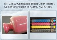 China 4 Pack Copier Toner Cartridge Compatible Ricoh MPC4500 Toner Cartridge for sale