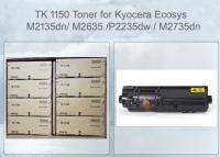 China Kyocera ECOSYS Toner M2135dn TK1150 Toner Cartridge Black With Chip for sale