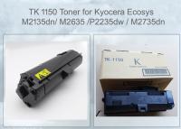China Kyocera Ecosys Toner M2635DN Toner Kyocera TK-1150 Black 3k Pages for sale