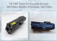 China Kyocera ECOSYS P2235dn Toner Compatible Kyocera Toner Cartridge TK-1150 Black for sale