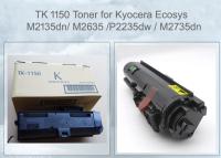 China Kyocera ECOSYS P2235dn Toner Compatible Kyocera Toner Cartridge TK-1150 Black for sale