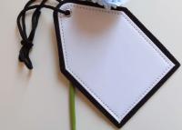 China Dye Sublimation Blank Car Freshener Hanger Tag For Personalized Printing for sale