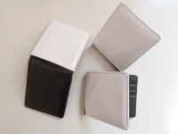 China Leather Sublimation Blank Man Purse Wallet With Single Sids Printing With ID Card Pocket for sale