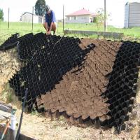 China Plastic Geocell for Driveway and Slope Protection in Hotel Parking Construction for sale