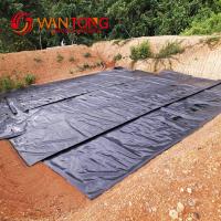 China GB/ASTM GRI-GM13 Standard Black HDPE Geomembrane Pond Liner for Fish Shrimp Pond for sale
