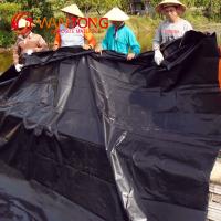 China GB/ASTM GRI-GM13 Standard Black HDPE Geomembrane Pond Liner for Fish Shrimp Pond for sale