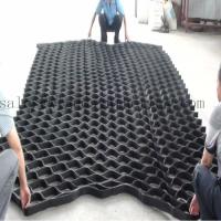 China 330mm-1000mm Welding Distance HDPE Geocell for Slope Protection Honeycomb Design for sale