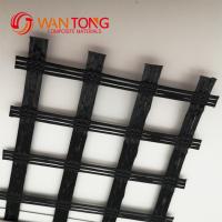 China High Tensile Strength Polyester PVC Biaxial Geogrid Traditional Design for Industrial for sale
