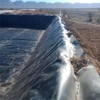 China Fish Farm Pond Liner HDPE Geomembrane Roll Size for Effective Leakage Prevention for sale