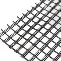 China Civil Engineering Basalt Reinforcing Fiberglass Geogrid Mesh 12.7*12.7mm Length 50-200m for sale