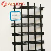 China Outdoor Fiber Glass Geogrid 40/40 for Reinforcing and Strengthening Civil Engineering for sale