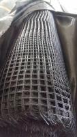China Outdoor Fiber Glass Geogrid 40/40 for Reinforcing and Strengthening Civil Engineering for sale