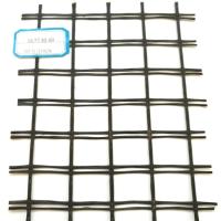 China CE/ISO9001 Approved 25-200kn/m Road Construction Uniaxial Biaxial PVC Coated Polyester Geogrid Mesh for sale