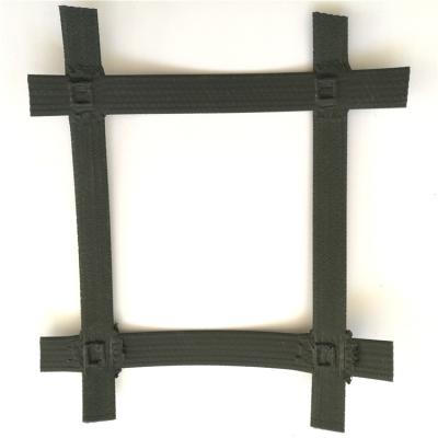 China Embankment Construction Steel-Plastic Welding Geogrid with 50Kn/m Tensile Strength for sale