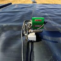 China Smooth Face 1.5mm 1500 Micron Black Green HDPE Geomembrane Film for Dam Liners 0.75mm for sale