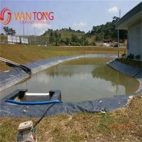 China Smooth Face 1.5mm 1500 Micron Black Green HDPE Geomembrane Film for Dam Liners 0.75mm for sale