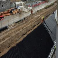 China 50mm-200mm HDPE Geocell Gravel Grid for Stable Road Construction No After-sale Service for sale