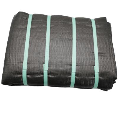 China UV Protection Black Fabric Plastic PP Woven Geotextile for High Tensile Strength for sale