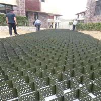 China Yellow HDPE Geocell Gravel Paver for Stable and Durable Horse Farm Soil Stabilization for sale