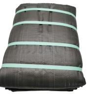 China UV Protection Black Fabric Plastic PP Woven Geotextile for High Tensile Strength for sale
