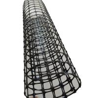 China PP Plastic Net Biaxial Geogrid for Mining Reinforcement Width 1-6m MESH SIZE 12.7*12.7mm for sale