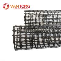 China PP Plastic Net Biaxial Geogrid for Mining Reinforcement Width 1-6m MESH SIZE 12.7*12.7mm for sale