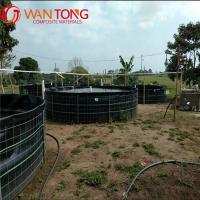 China Life Span 3-15 Years BLACK Steel Frame PVC HDPE Tank for Indoor Fish Farm Square Shape for sale