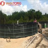 China Life Span 3-15 Years BLACK Steel Frame PVC HDPE Tank for Indoor Fish Farm Square Shape for sale