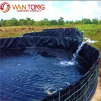China Life Span 3-15 Years BLACK Steel Frame PVC HDPE Tank for Indoor Fish Farm Square Shape for sale