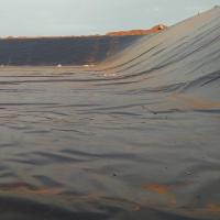 China LDPE LLDPE HDPE Plastic Fish Ponds Waterproofing Membrane 0.5mm HDPE Geomembrane Sheet m2 for sale