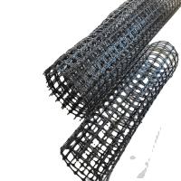China 55kn PP Biaxial Geogrid Prices for Road Construction in Traditional Design Style for sale