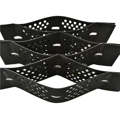 China Improve Slope Protection with Erosion Control Black HDPE Geocells Ground Grid Paver for sale