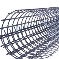China Recycled Plastic Farm Fence Posts Geogrid for Road Construction MESH SIZE 12.7*12.7mm for sale