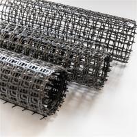 China Recycled Plastic Farm Fence Posts Geogrid for Road Construction MESH SIZE 12.7*12.7mm for sale