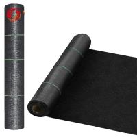 China Construction Black White Yellow Color PP Woven Geotextile Length 50-100m/roll at Request for sale