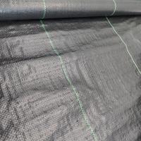 China Construction Black White Yellow Color PP Woven Geotextile Length 50-100m/roll at Request for sale