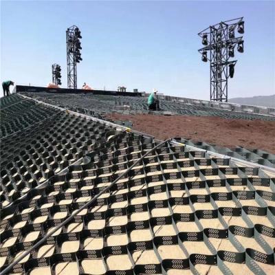 China 100-450mm HDPE Geocell for Retaining Wall Slope and Soil Stabilization Smooth Surface for sale