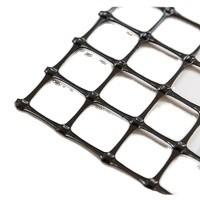 China Strength PP Plastic Geogrid for Road Driveway Retaining Wall 25.4*25.4mm Mesh Size for sale
