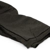 China Contemporary Design Black Polyester Staple Fiber Needle Punched Nonwoven Geotextile 400gsm for sale