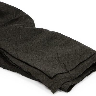 China Contemporary Design Black Polyester Staple Fiber Needle Punched Nonwoven Geotextile 400gsm for sale